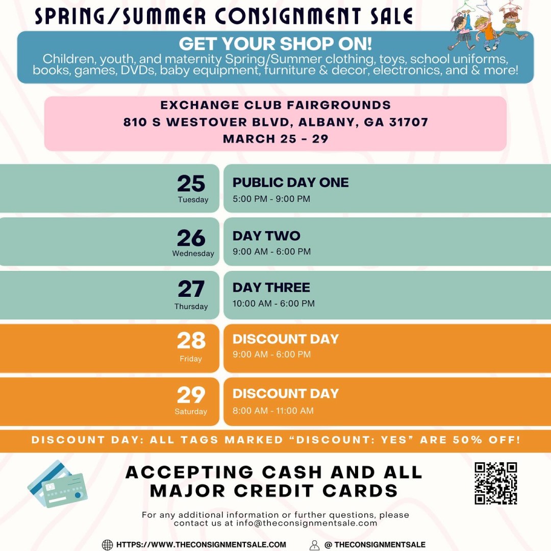 Spring Consignment Sale | Visit Albany, Georgia